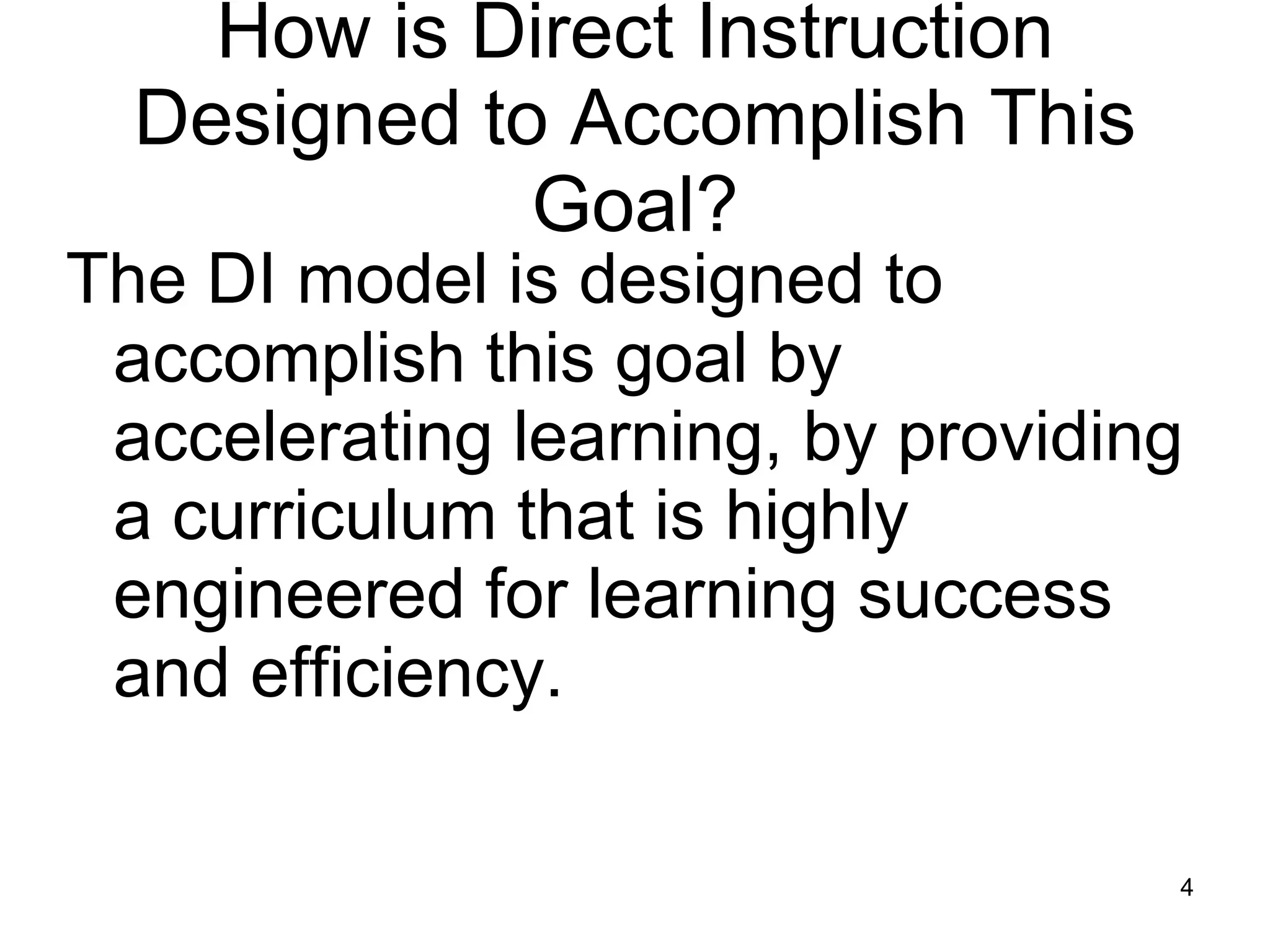 Direct Instruction Power Point | PPT