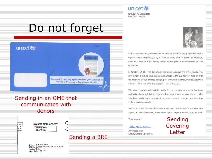 Direct Mail Examples