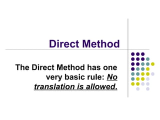 Direct method | PPT