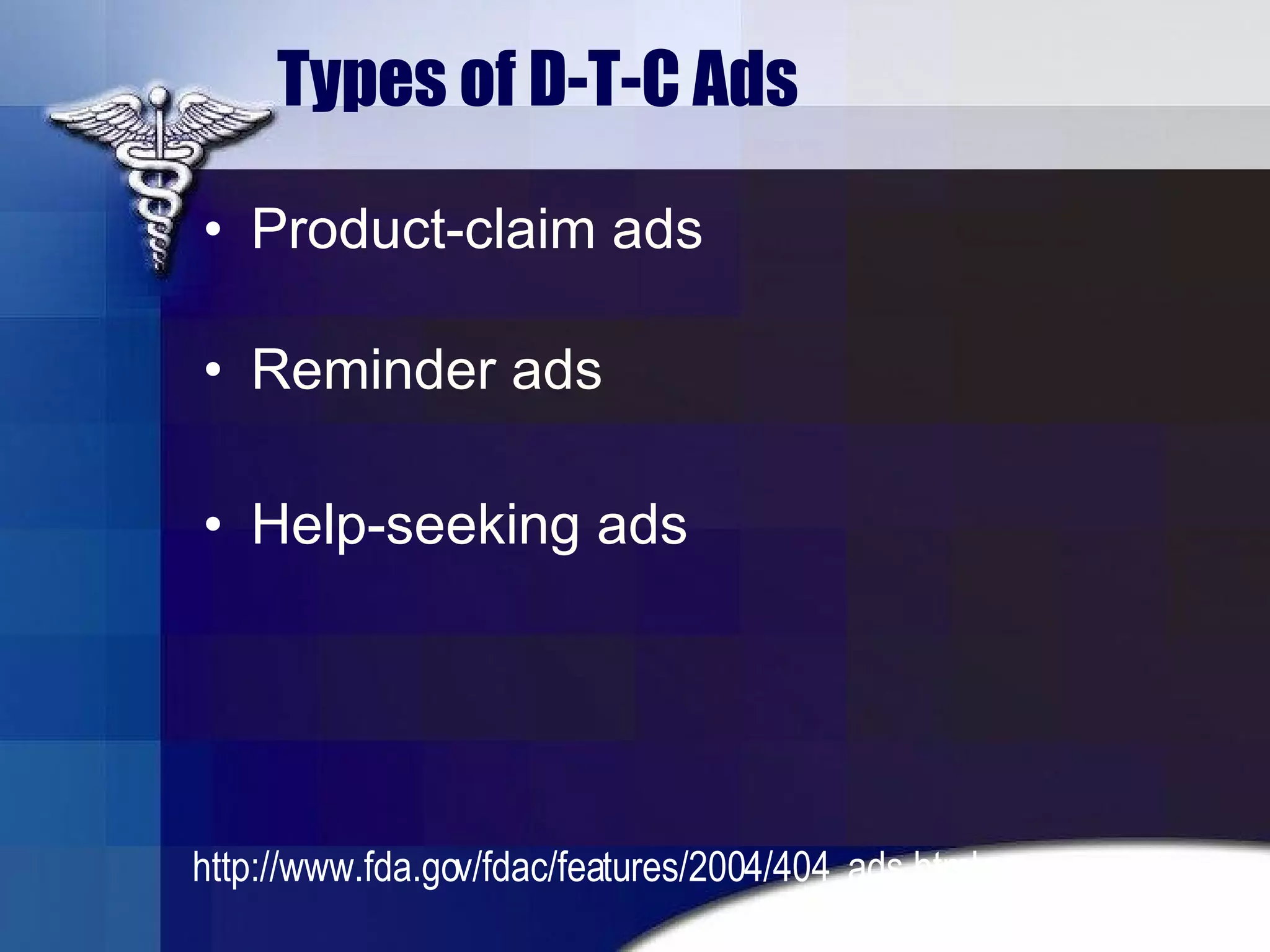 Direct To Consumer Drug Advertising | PPT