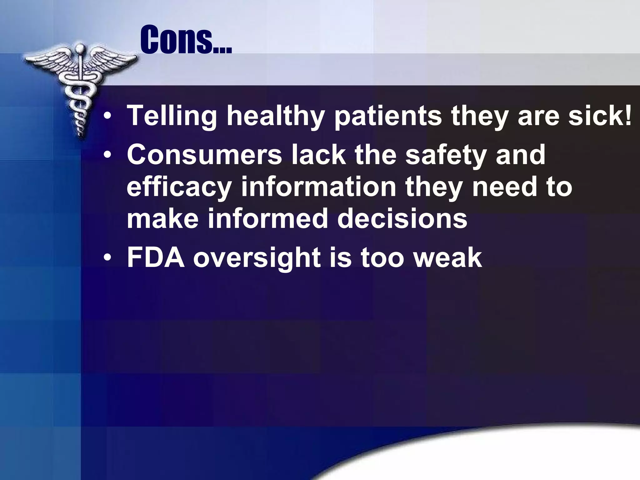 Direct To Consumer Drug Advertising | PPT