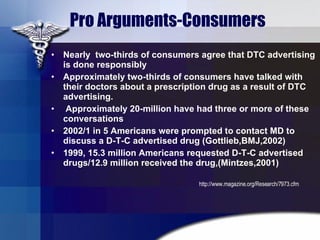 Direct To Consumer Drug Advertising | PPT