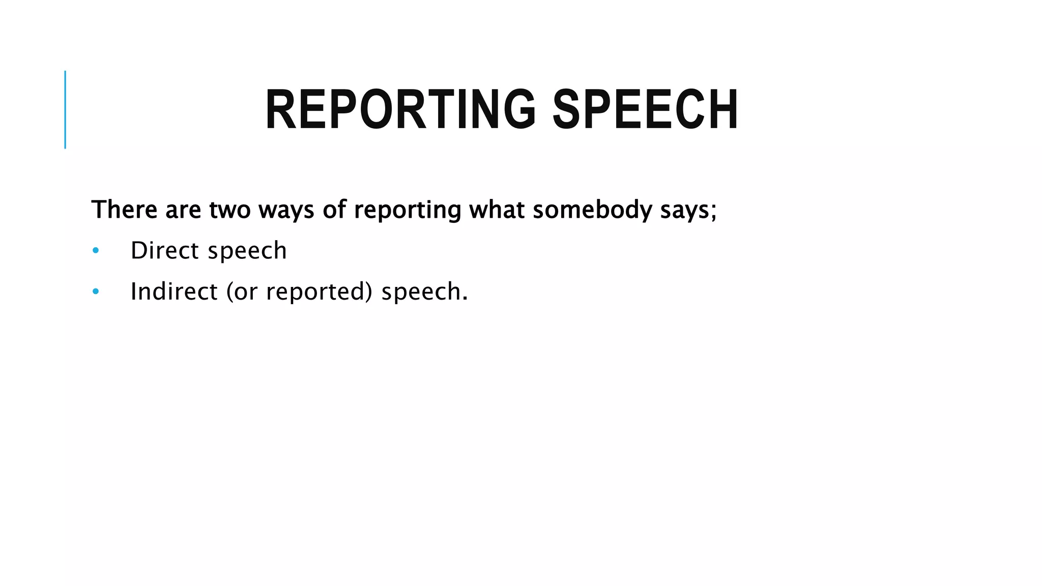 Direct and indirect Narration | PPTX