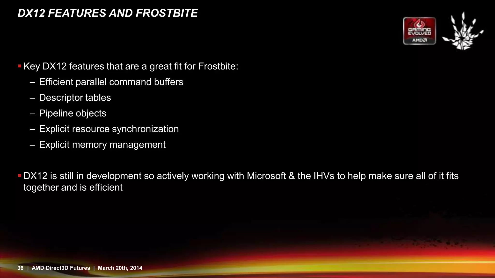 Direct3D and the Future of Graphics APIs - AMD at GDC14 | PPSX