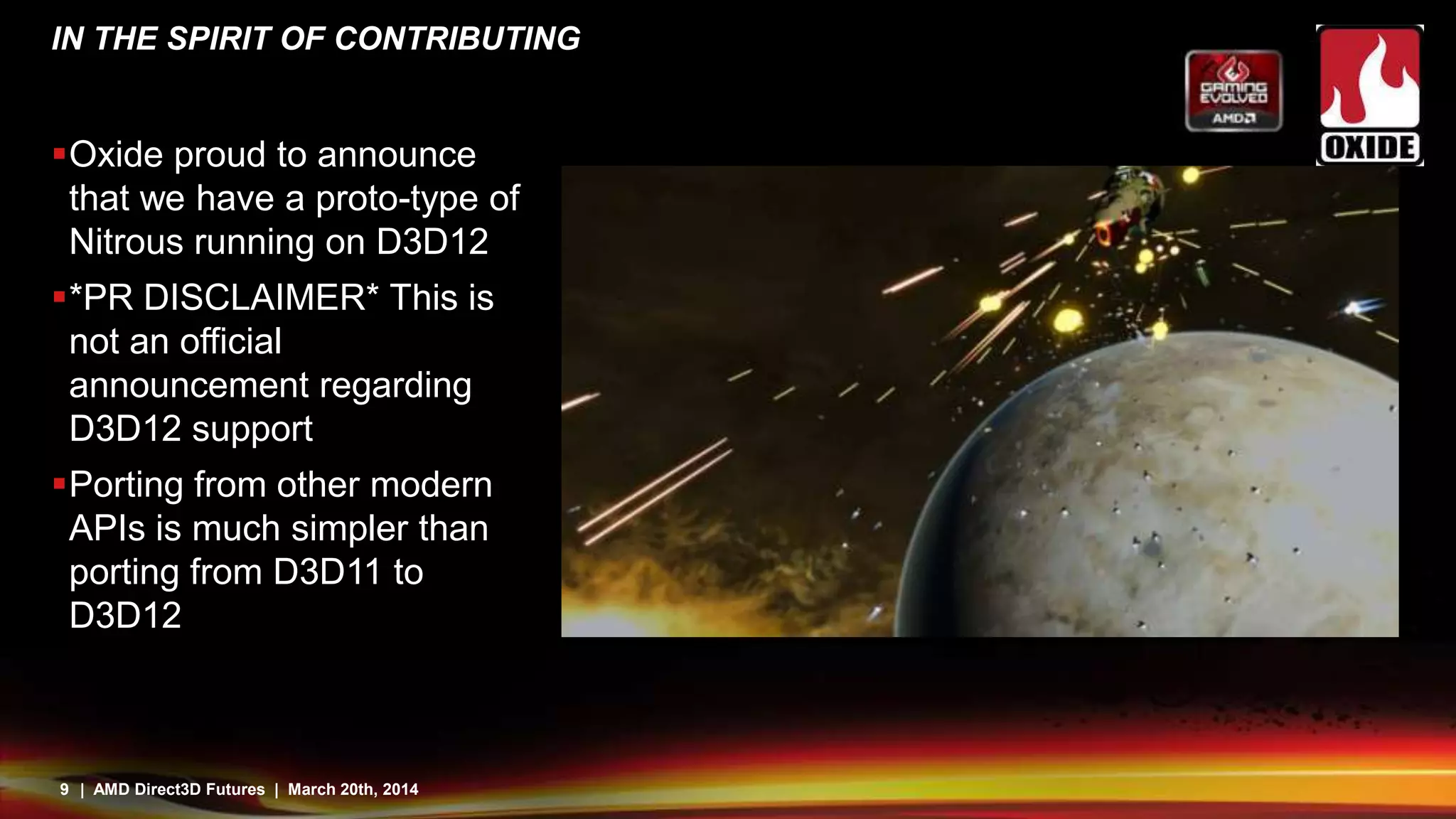 Direct3D and the Future of Graphics APIs - AMD at GDC14 | PPSX