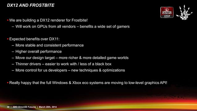 Direct3D and the Future of Graphics APIs - AMD at GDC14 | PPSX