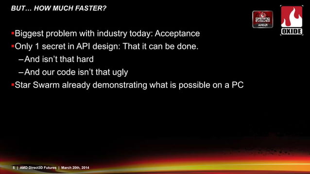 Direct3D and the Future of Graphics APIs - AMD at GDC14 | PPSX