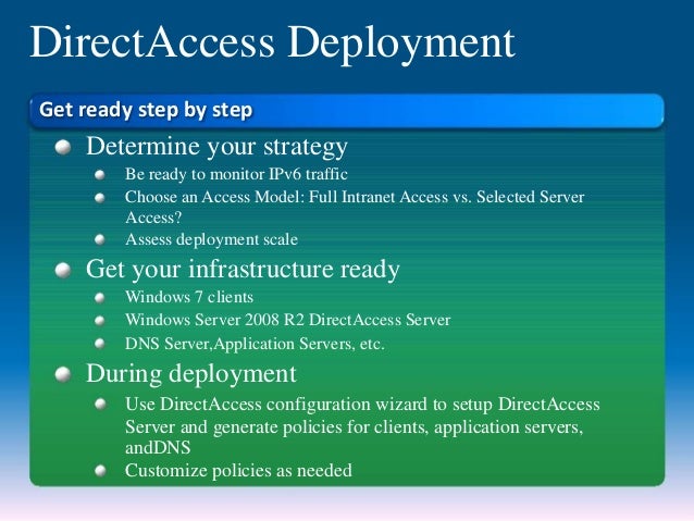 Direct access