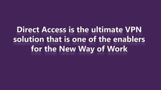 Direct access for dummies | PPT