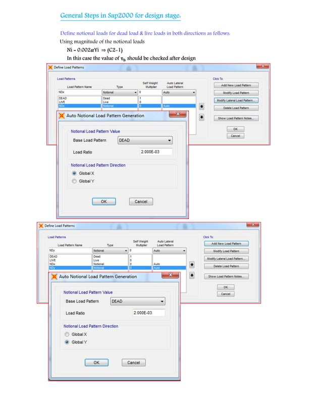 Direct analysis method - Sap2000 | PDF | Computer Software and Applications | Computing