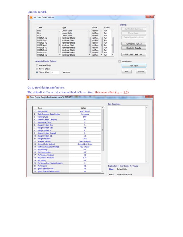 Direct analysis method - Sap2000 | PDF | Computer Software and Applications | Computing