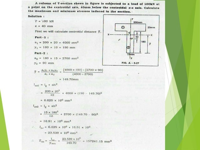 Direct and bending stress | PPTX