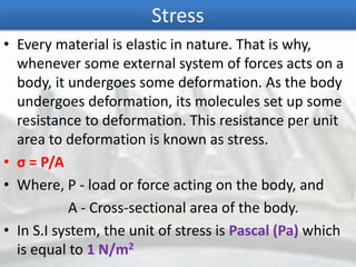 Direct and Bending stresses | PPTX