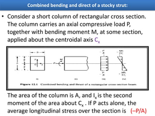 Direct and Bending stresses | PPTX