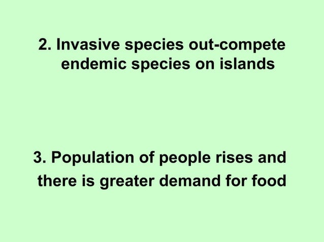Direct And Indirect Drivers of Biodiversity | PPT