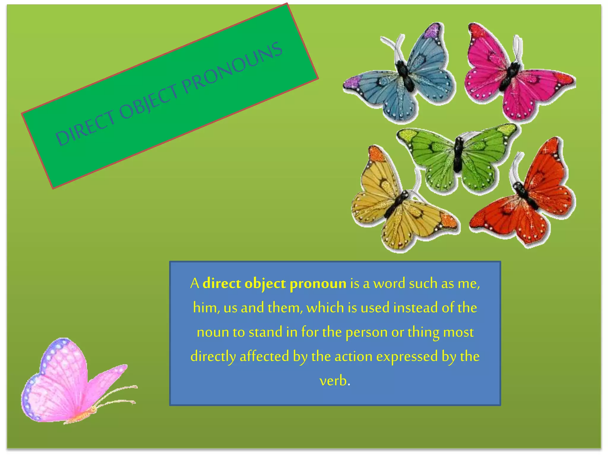 Direct and Indirect Object Pronouns | PPTX