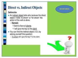 Direct and Indirect Object Pronouns | PPTX