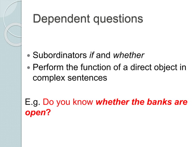 Direct and indirect object clauses | PPTX