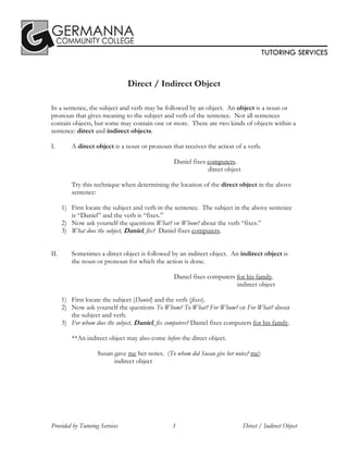 Direct and indirect_objects | PDF | Programming Languages | Computing