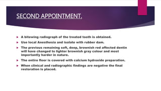 Direct and Indirect pulp capping | PPTX