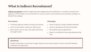 Direct and Indirect Recruitment.pdf for employers | PDF