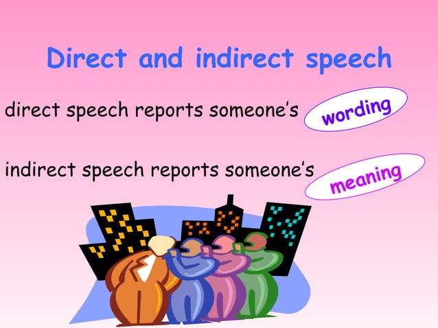 Direct and indirect speech P4K & P4C | PPT