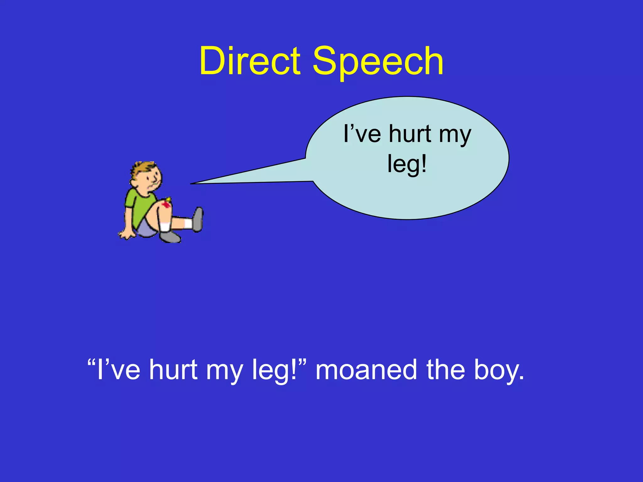 Direct and indirect speech | PPTX