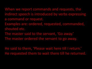 Direct and indirect speech | PPT