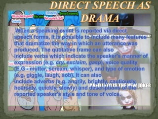 Direct and indirect speech | PPT