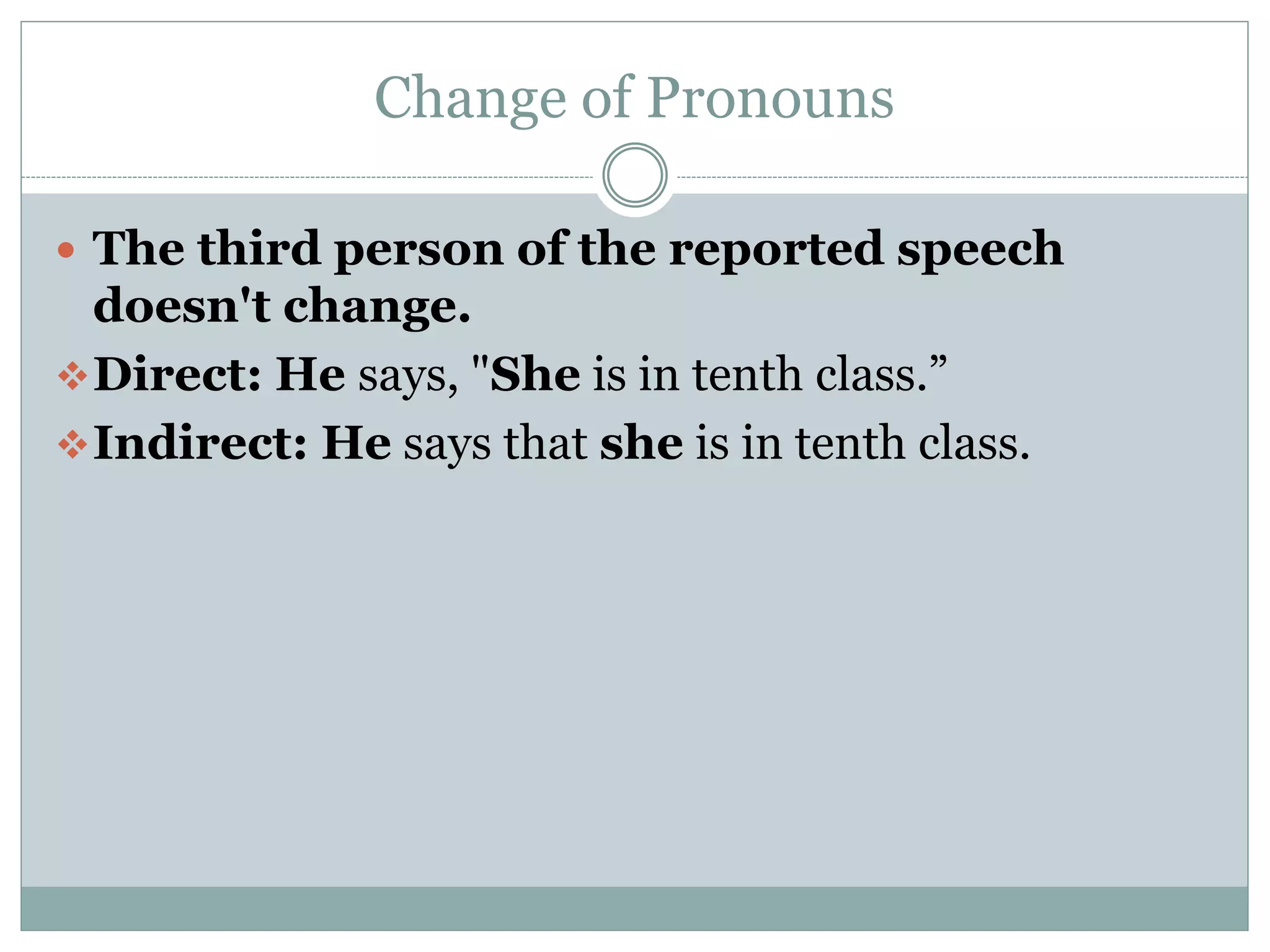 Direct and indirect speech | PPTX