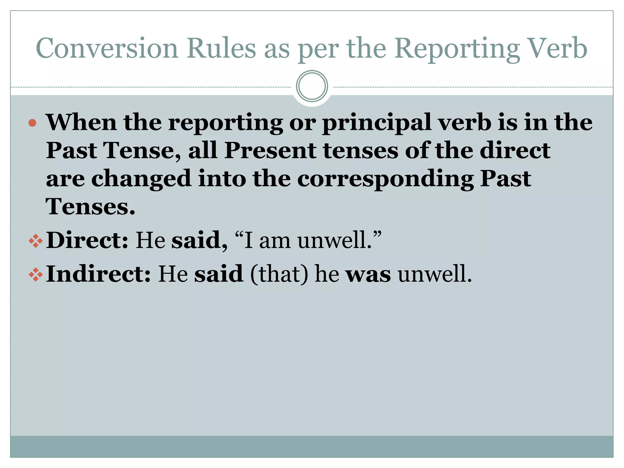 Direct and indirect speech | PPTX