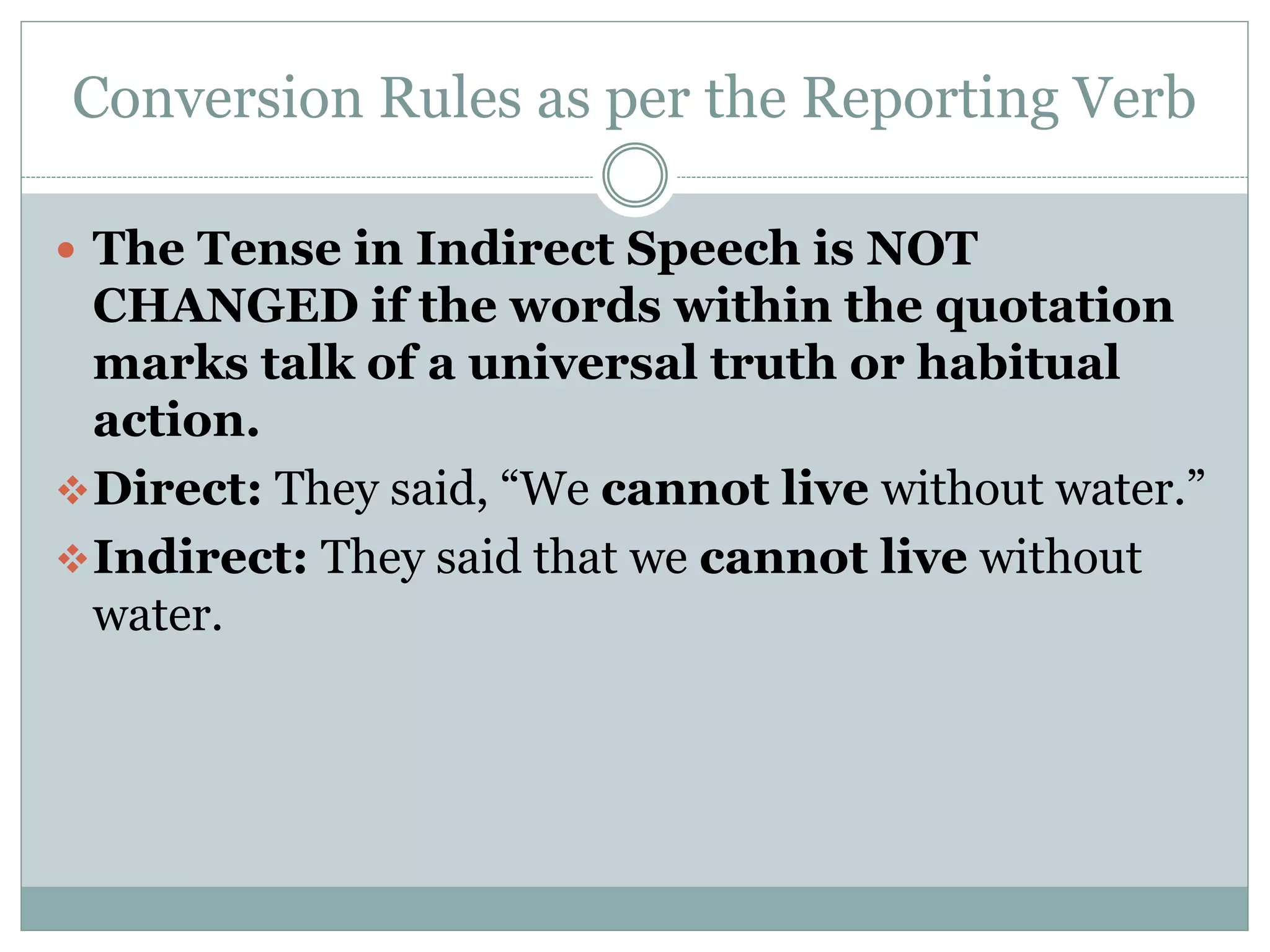 Direct and indirect speech | PPTX