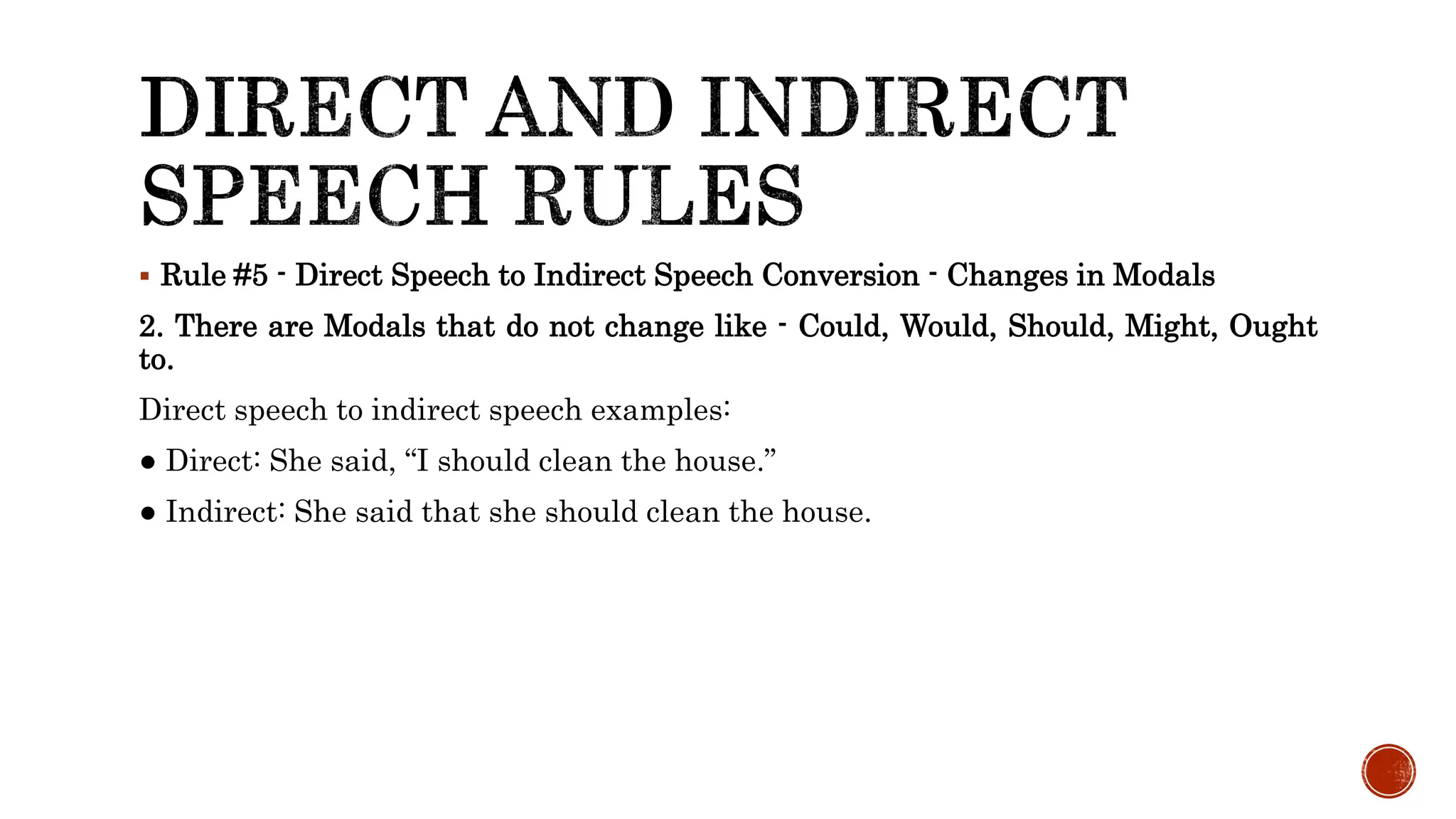 DIRECT AND INDIRECT SPEECH PRESENTATIONS | PPTX