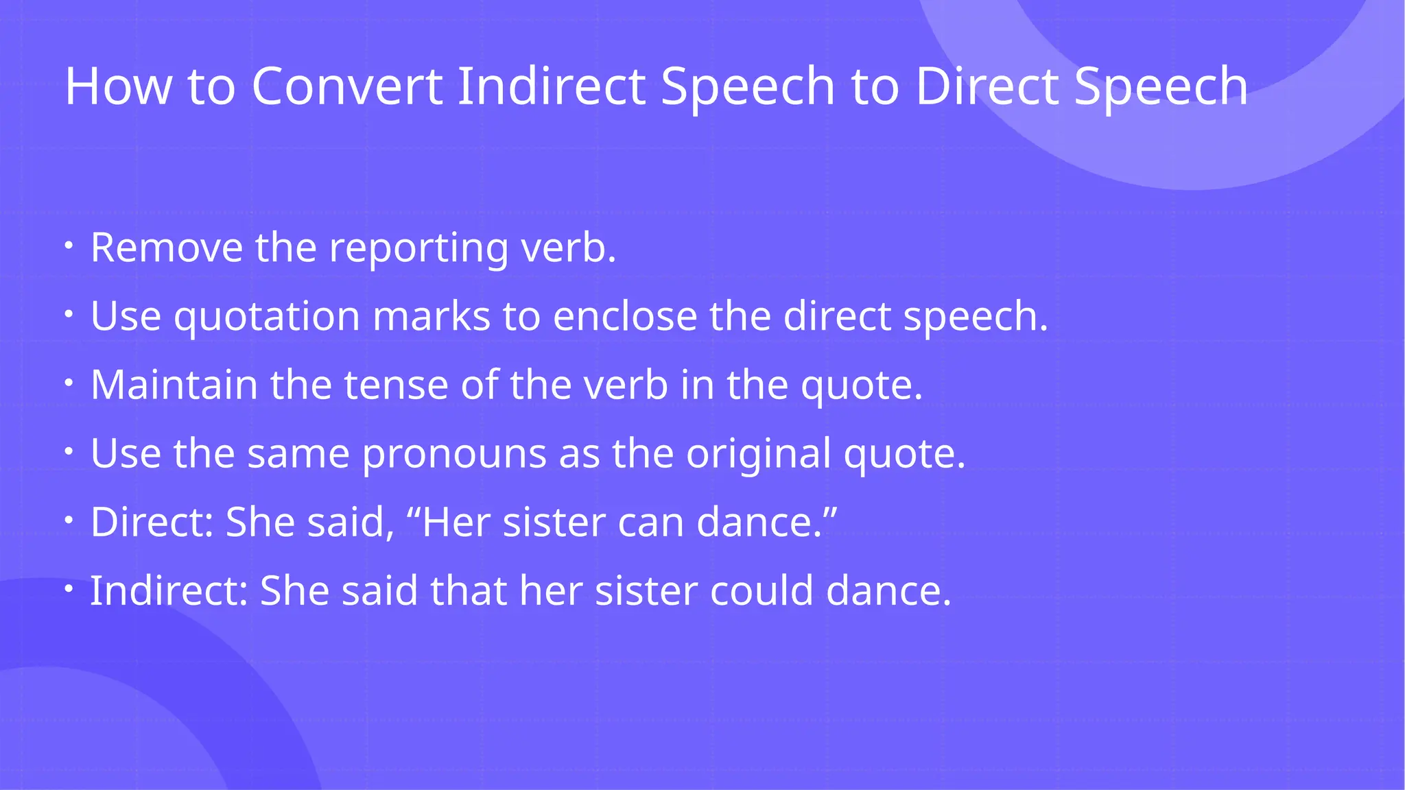 DIRECT AND INDIRECT SPEECH.ppt for use x | PPTX