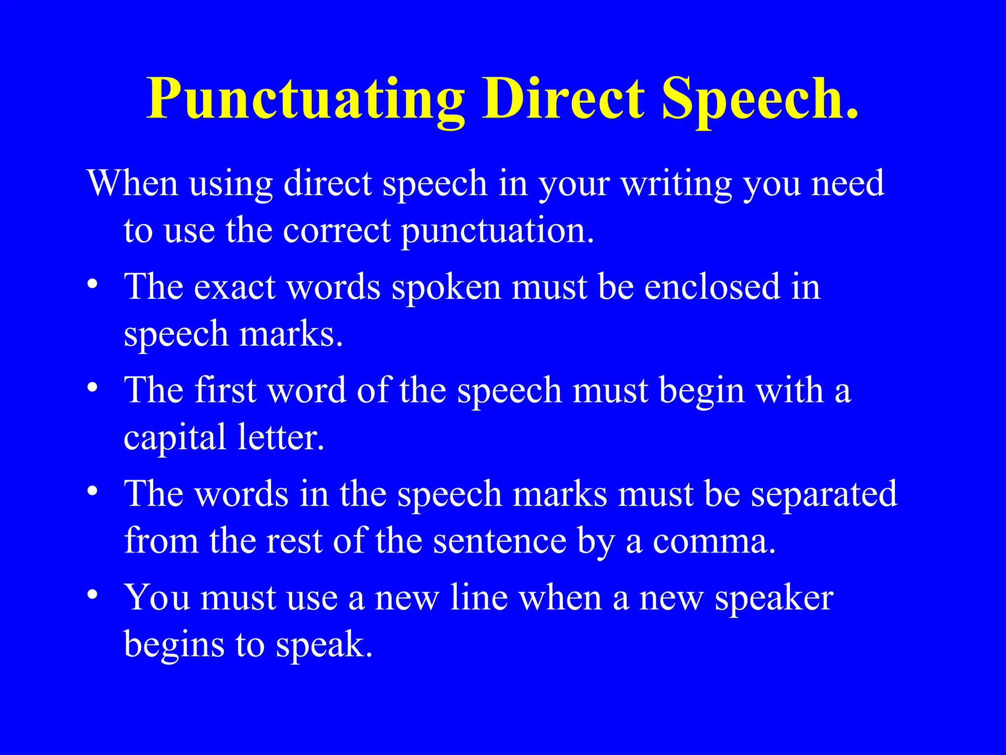 quotes reported Direct_and_indirect speech.ppt