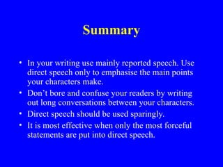 quotes reported Direct_and_indirect speech.ppt