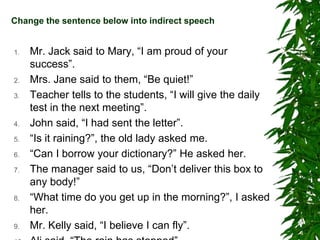 Direct and Indirect Speech or Reported Speech-Grade X-.ppt