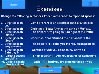 Direct and indirect speech (1) | PPT