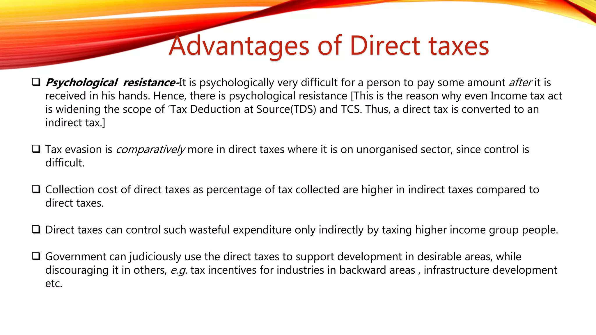 Direct and indirect taxes | PPTX