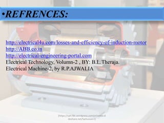 Motor Test (Induction motor) | PPTX