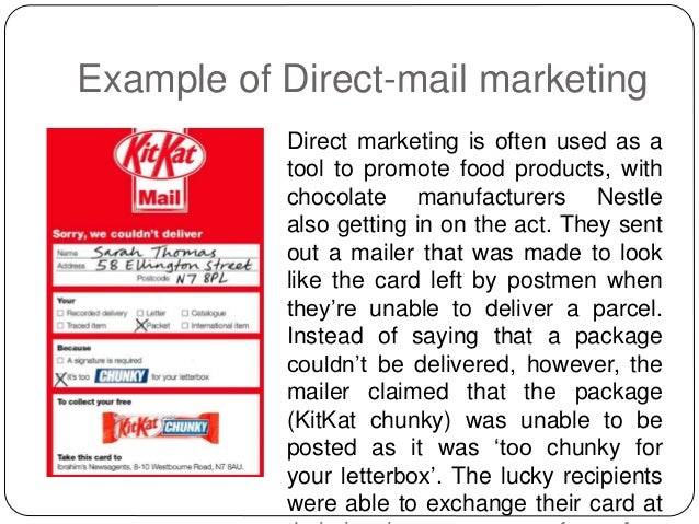 Direct Marketing Commercials Examples