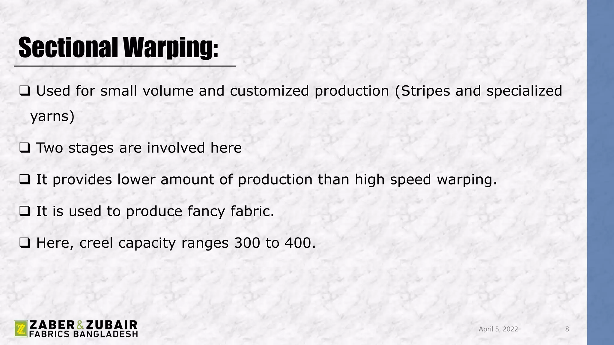 Direct and sectional warping by Sohan | PPTX