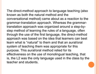 Direct approach | PPTX