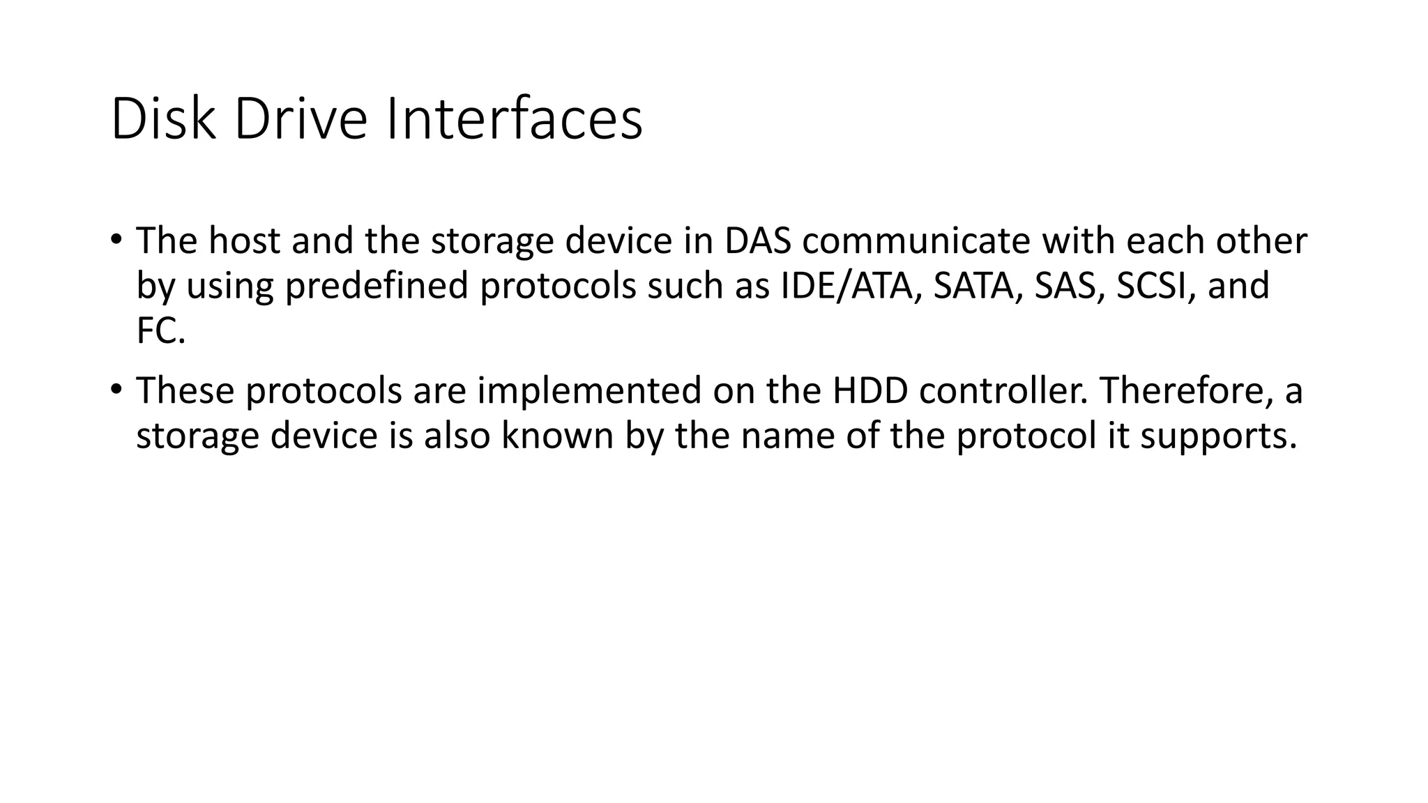 Direct Attached Storage - Information Storage and Management.pptx