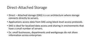 Direct Attached Storage - Information Storage and Management.pptx