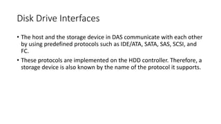 Direct Attached Storage - Information Storage and Management.pptx