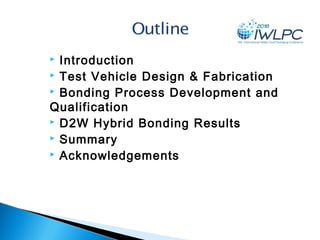 Direct Bond Interconnect (DBI) Technology as an Alternative to Thermal ...