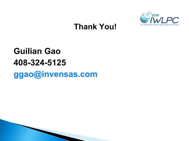 Direct Bond Interconnect (DBI) Technology as an Alternative to Thermal ...