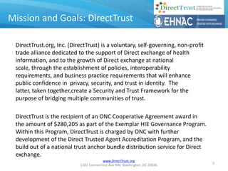 Direct 2.0 Boot Camp: Deep Dive Into the Direct Trusted Agent Accreditation Program | PPTX