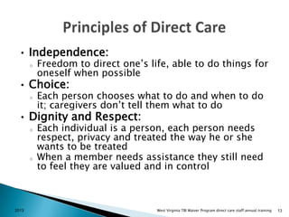 Direct care roles and responsibilities | PPTX